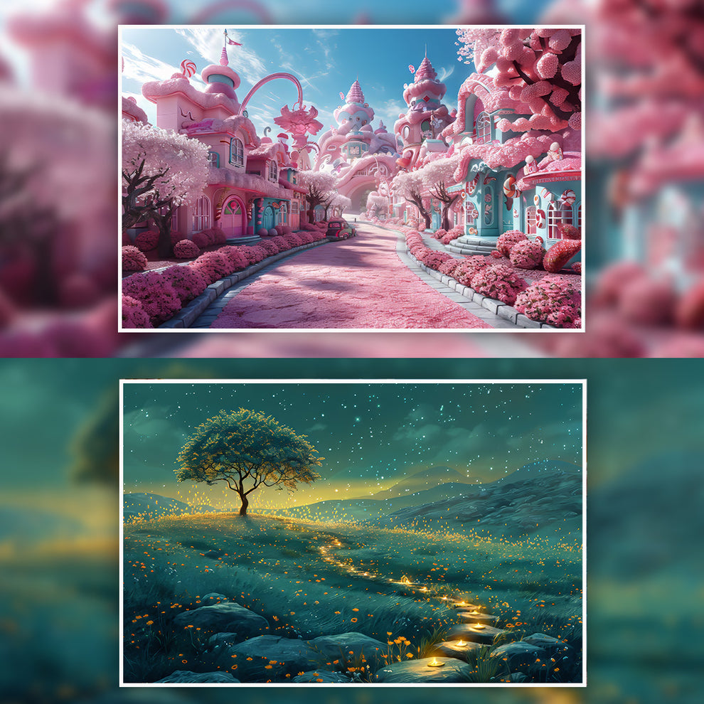 92+ Surreal Fantasy Backdrops – 5Elements Studio