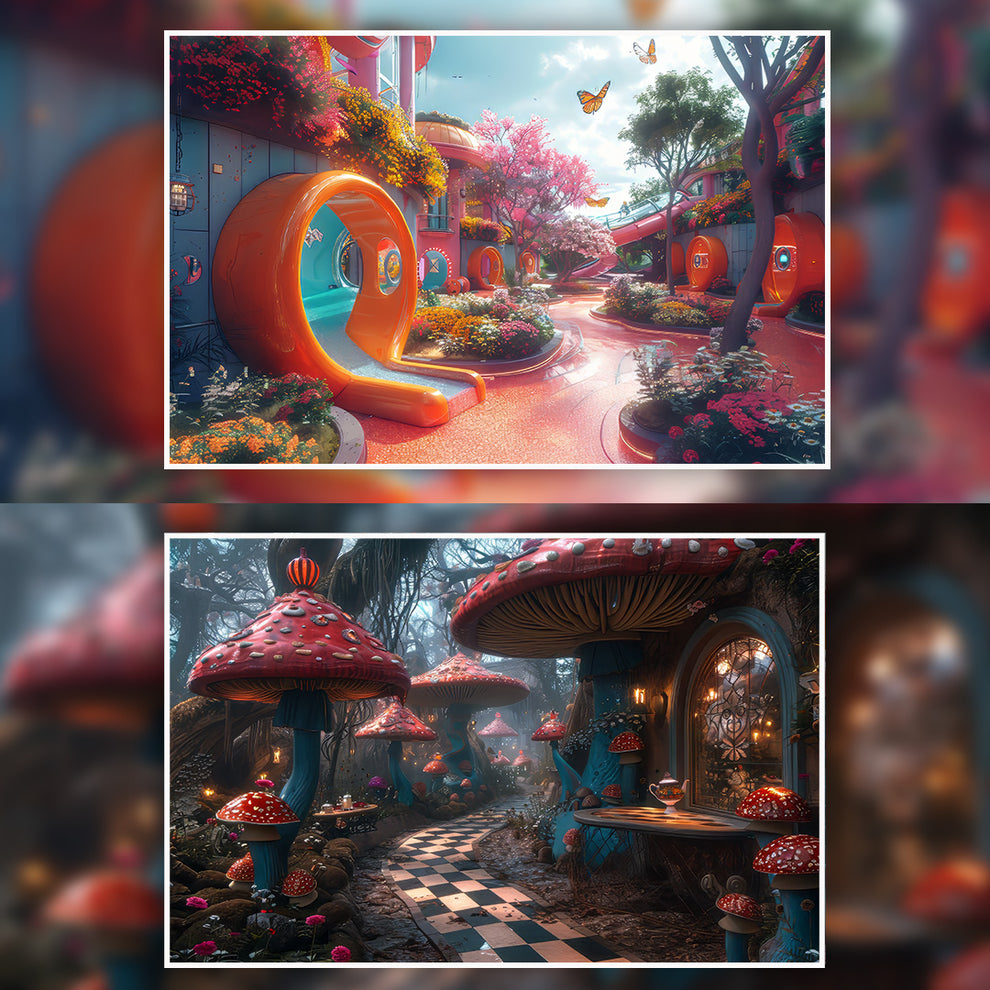 92+ Surreal Fantasy Backdrops – 5Elements Studio